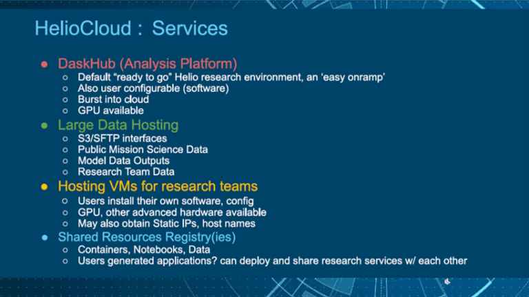 Helio Cloud – SCIENCE MANAGED CLOUD ENVIRONMENT