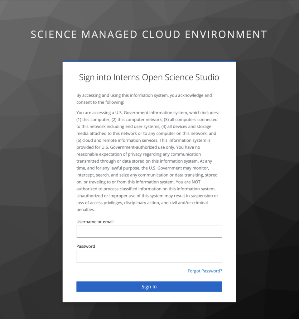 Interns – SCIENCE MANAGED CLOUD ENVIRONMENT